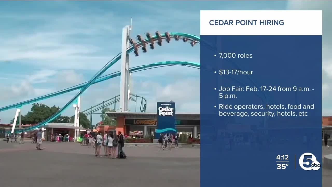 Cedar Point plans to hire 7,000 seasonal workers for summer - YouTube
