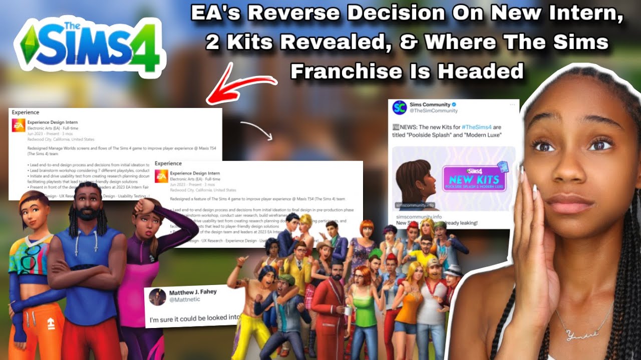 EA's U-Turn on Intern's Role 😳 Poolside splash & Modern Luxe Kit LEAK ...