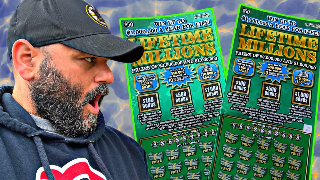 NEW $50 MASS LOTTERY SCRATCH OFF TICKET -LIFETIME MILLIONS - YouTube