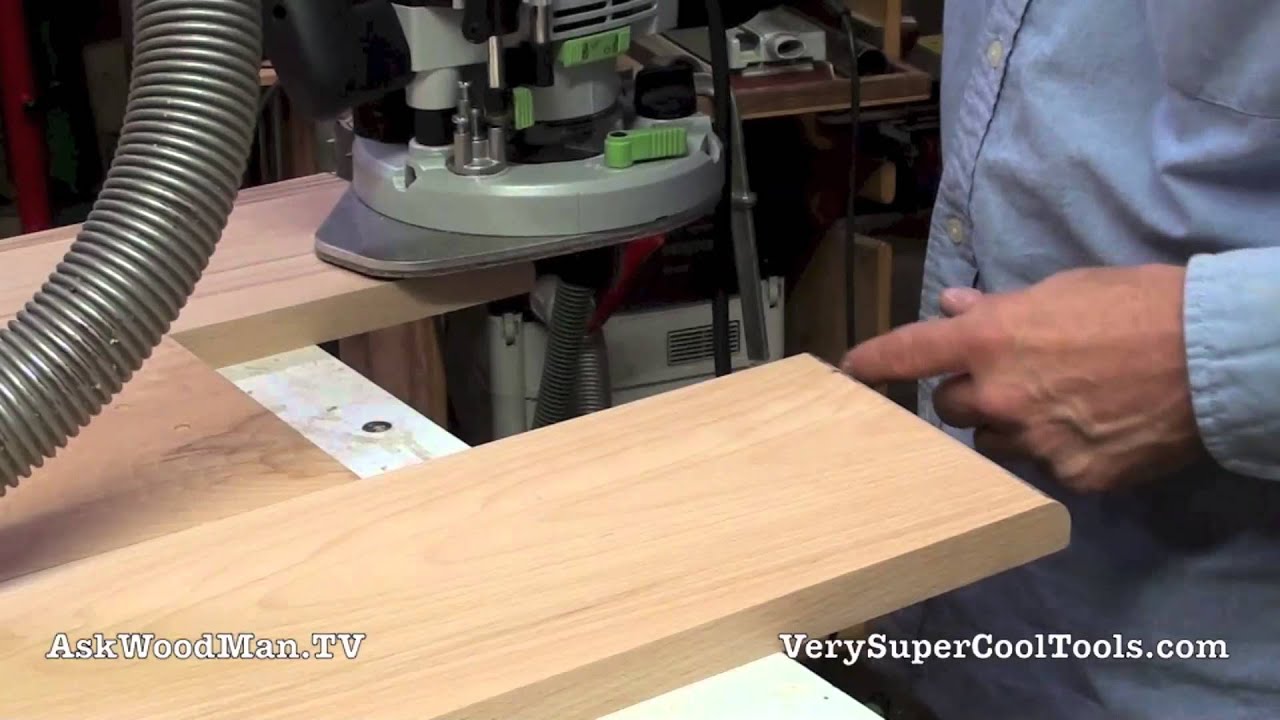 21 How To Build A Bed • Rounding End Rails With The Router - YouTube