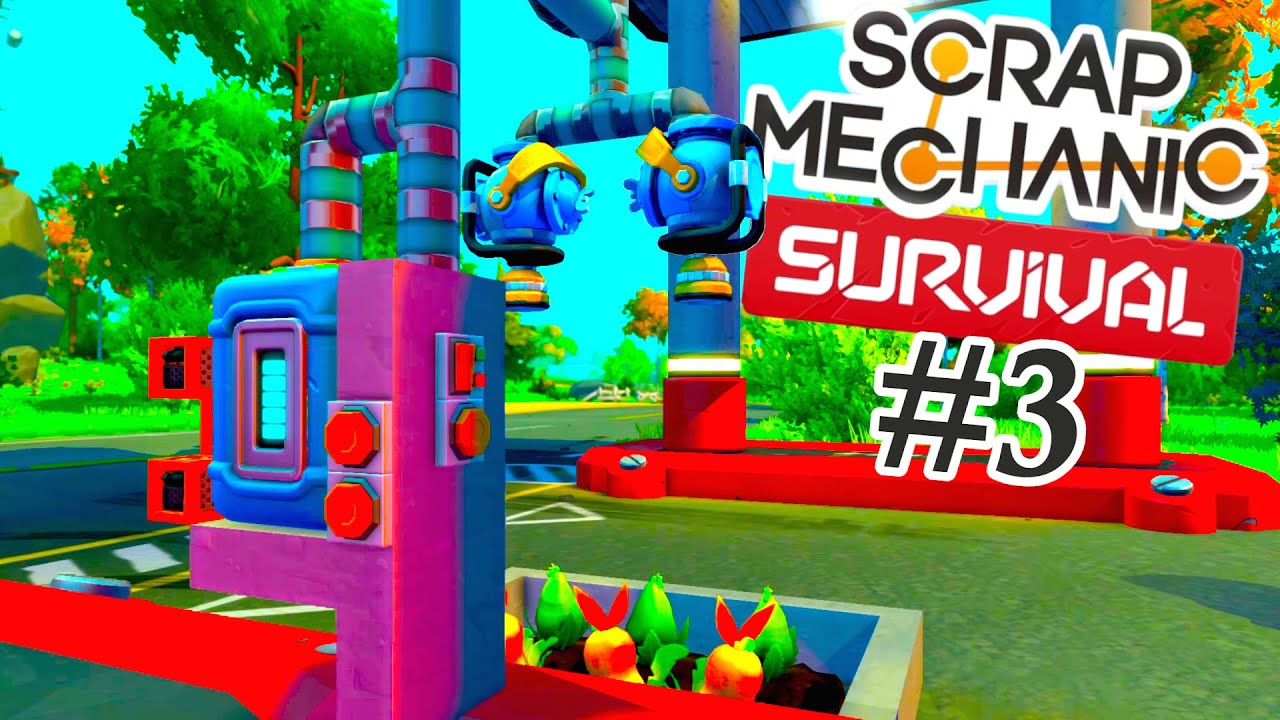 The Plants Are Thirsty!! | Scrap Mechanic Survival Part 3 - YouTube