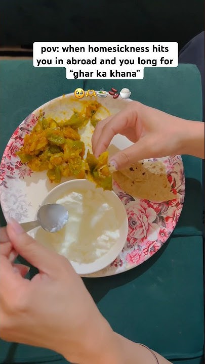 There’s nothing like home made food. Video se hi guzaara kar rahi hu :) Miss maa ke haath ka ...