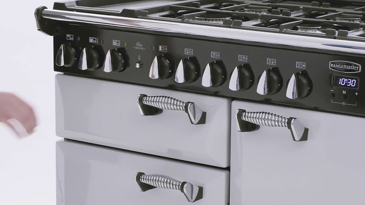 Rangemaster Elan Deluxe 110cm Range Cooker - YouTube