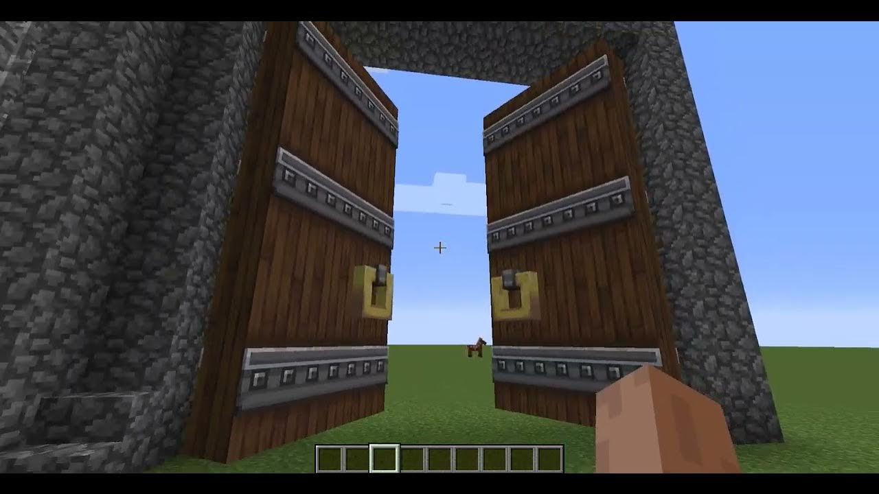 MCglTF in Minecraft Coder Pack 1.7.10 - Big Door - YouTube