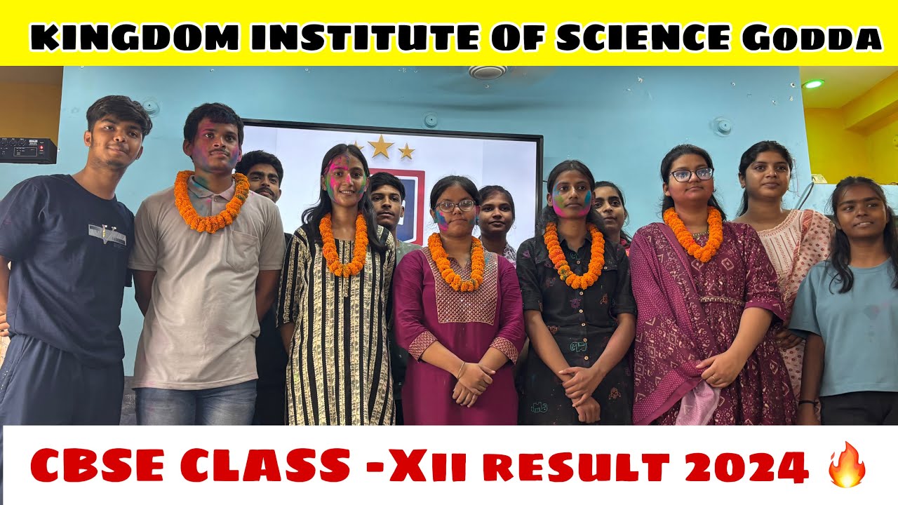 Kingdom institute of science cbse class-Xii 2024 || KIS CBSE TOPPERS ...