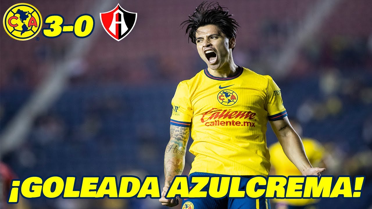 AMÉRICA GOLEA AL ATLAS EN LIGA MX JORNADA 8 APERTURA 2024 🏆 EN ZONA FUT ...