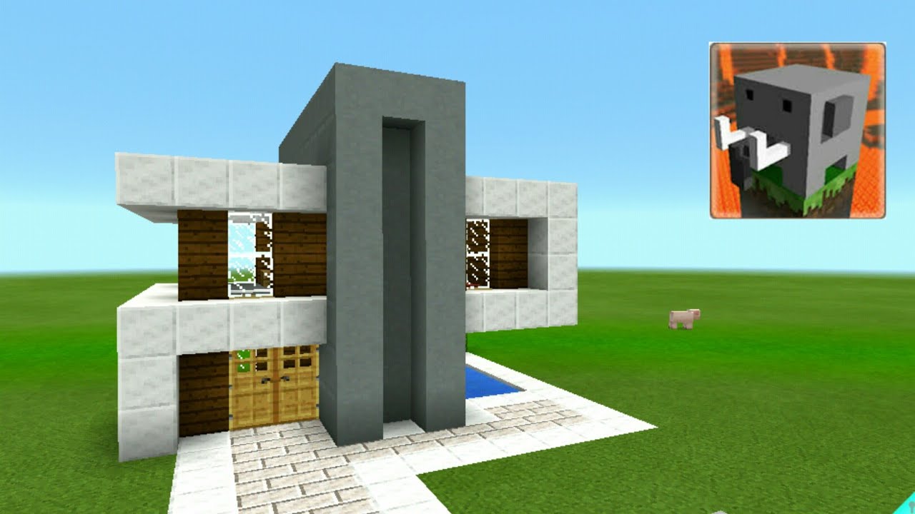 Cara membuat Rumah Modern di Craftsman (Simple) | Craftsman house - YouTube