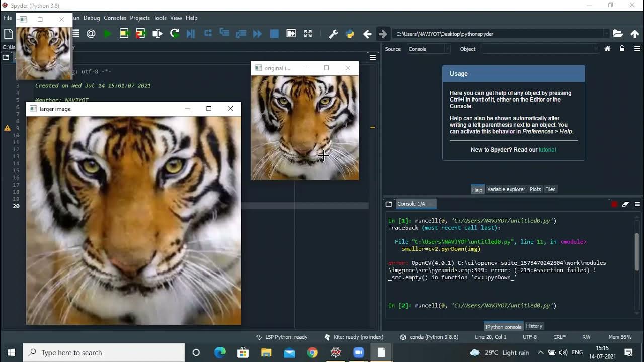 image processing lab - YouTube