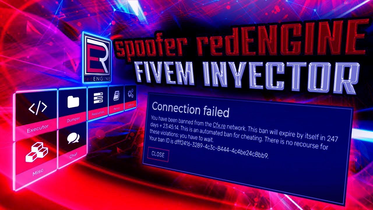 Fivem Spoofer RedEngine | Unban Global & Desbaneo de Todos Los Servidores - YouTube