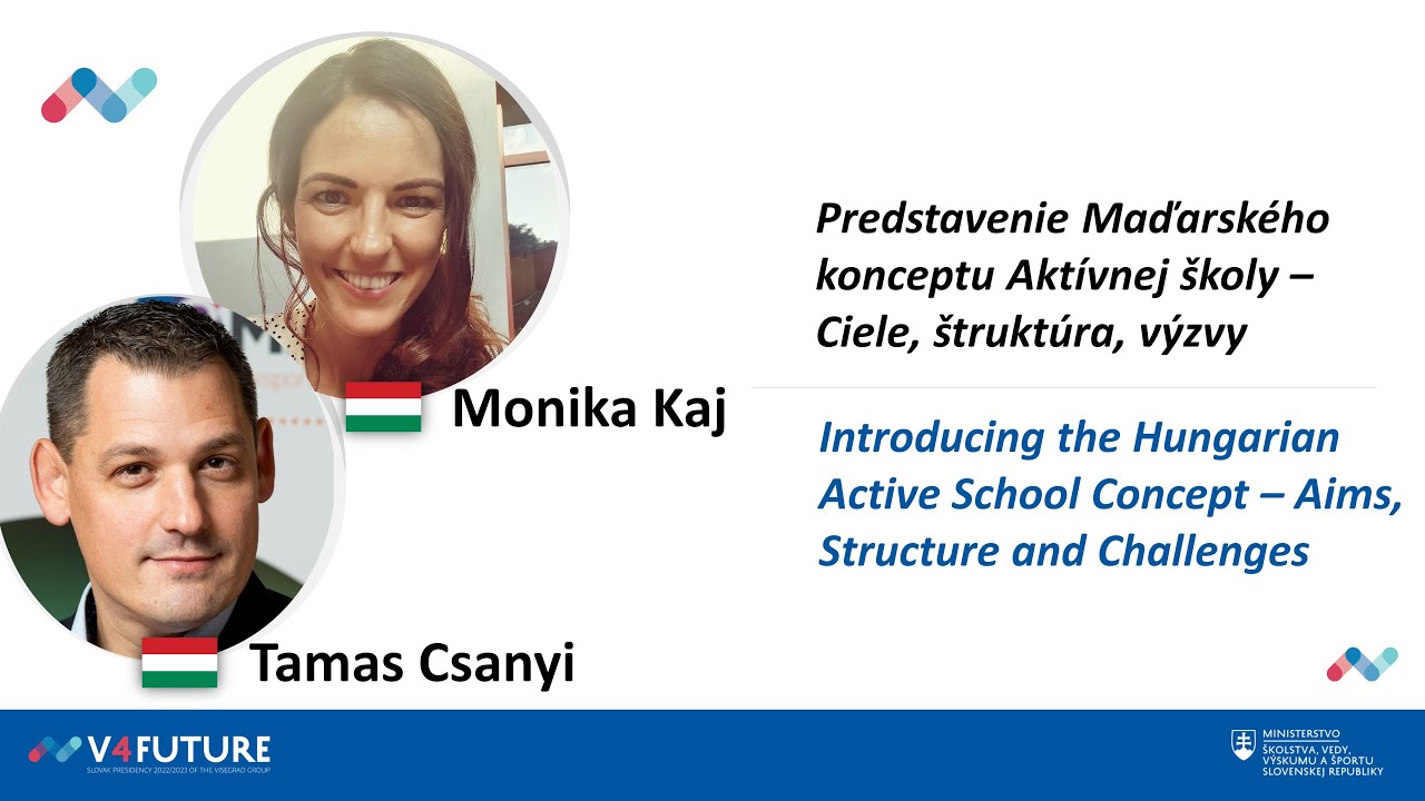 Tamás Csányi a Mónika Kay Predstavenie Maďarského konceptu Aktívnej školy - YouTube