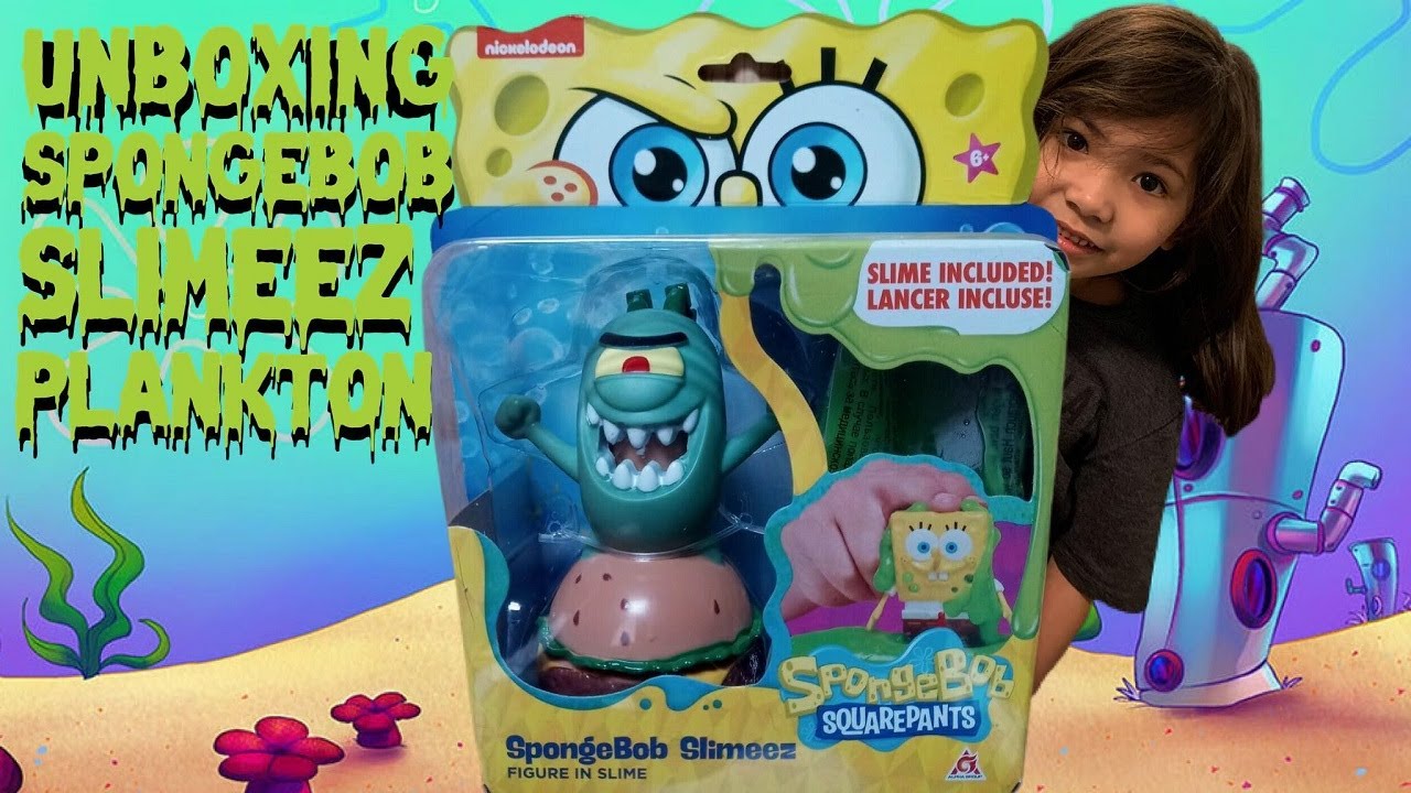 Clemmy's Channel - Unboxing Spongebob Slimeez Plankton - YouTube