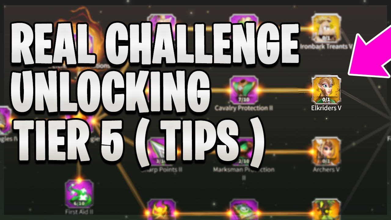 The Difficulty how to Unlock T5 ( tips ) | Call of Dragons - YouTube