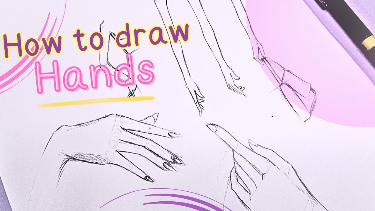 How to draw Hands | Easy design tutorial | - YouTube