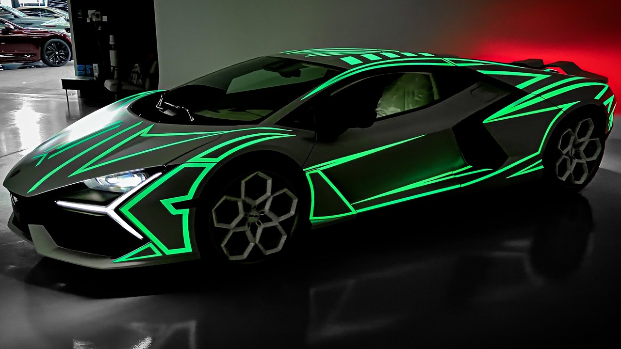 Lamborghini Revuelto - The Most Futuristic LED-Wrapped Car You’ll See ...