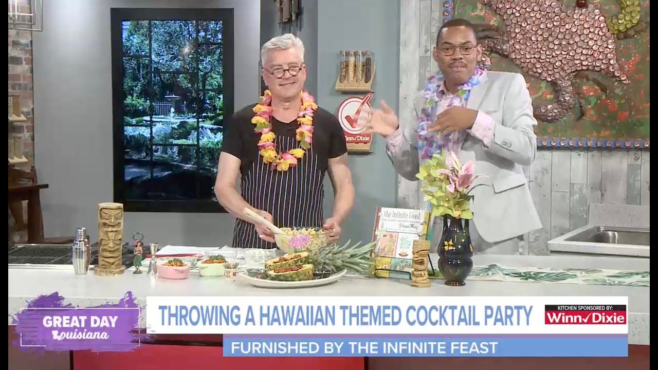 Hawaiian Luau with Malik Mingo! Great Day Louisiana July 19, 2024 - YouTube