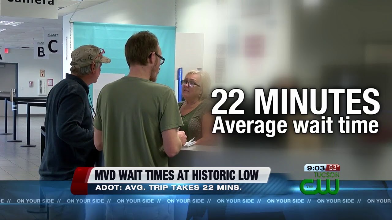 ADOT: MVD wait times at historic low - YouTube