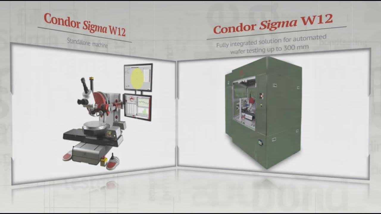 Condor Sigma bond tester integrated in Rorze wafer handler for fully ...