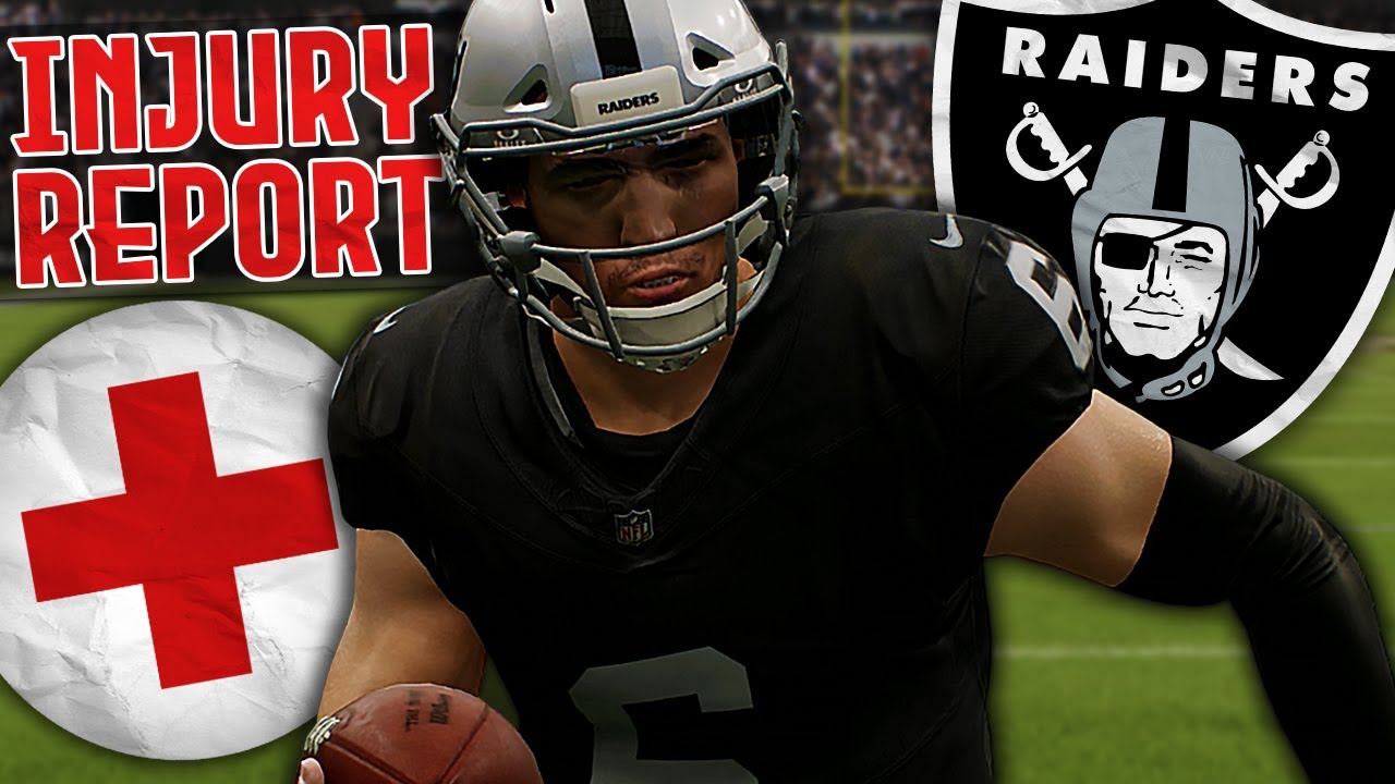 We Get a MASSIVE Injury?! Las Vegas Raiders Madden 25 Franchise - YouTube