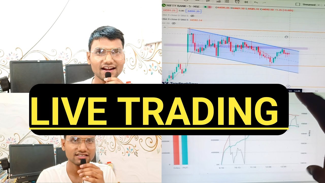 #vlog II live trading II live market intraday trading II live option ...