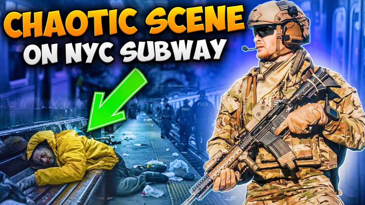 Why Military Guards in NYC Subways Make Passengers Uneasy? - YouTube