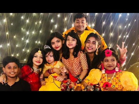 হলুদ সন্ধ্যা | Holud shonda | with my family | chayon islam 2022 ...
