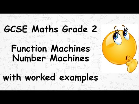 GCSE Maths Grade 2 Function Machine Number Machine with Examples - YouTube