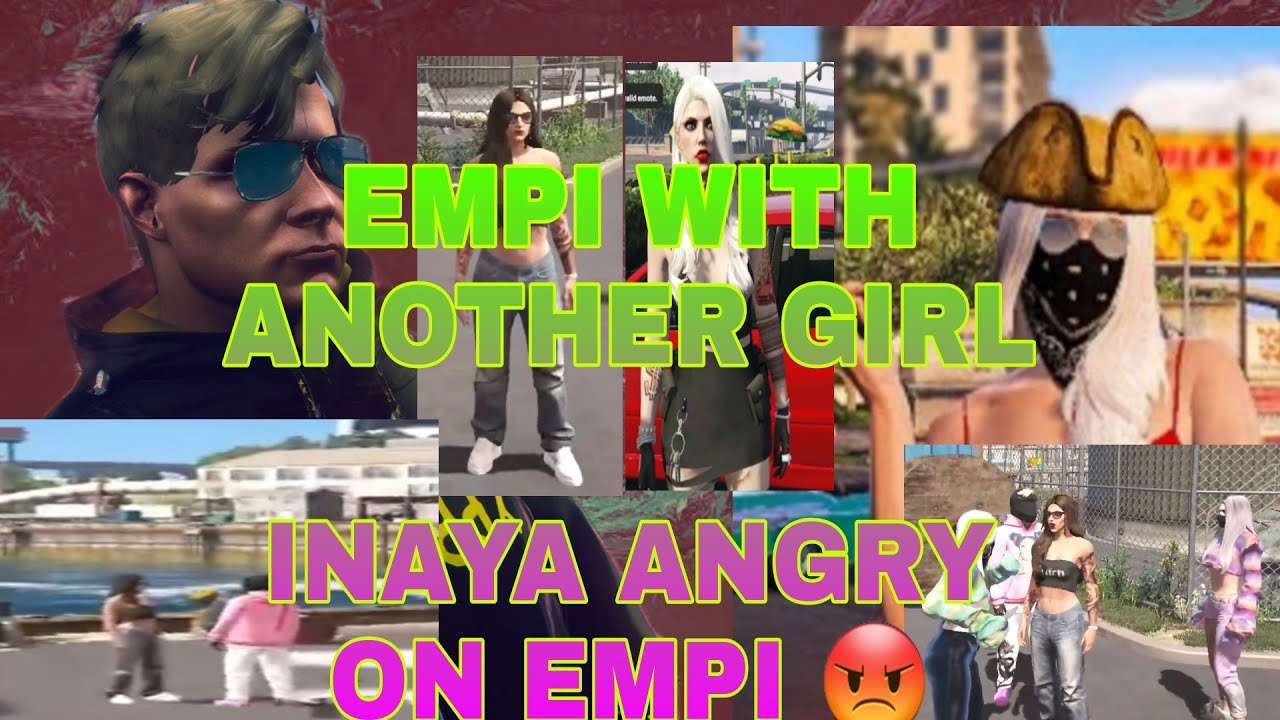 INAYA ANGRY ON EMPI 😡|EMPI WITH ANOTHER GIRL REACTION INAYA😂|LOVE QUINN ...