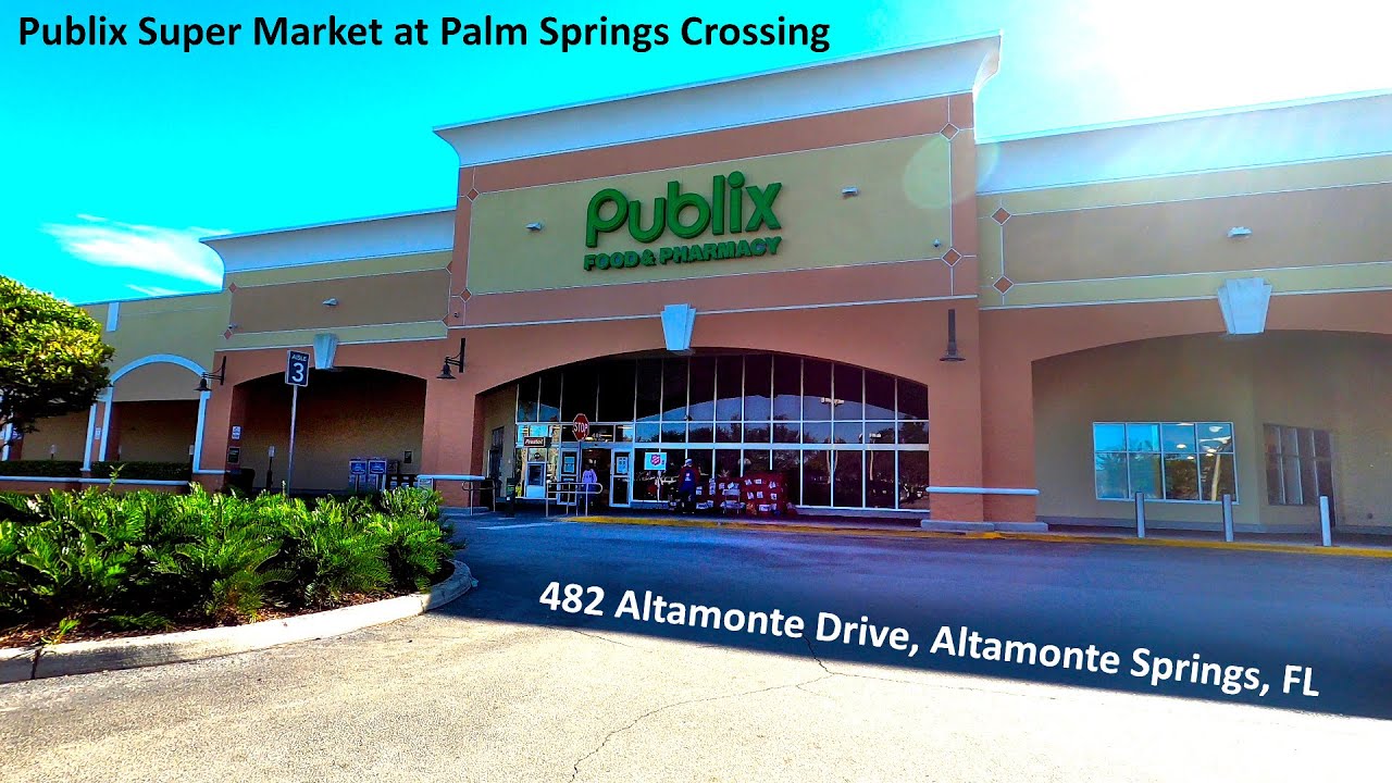 Shopping at Publix in Altamonte Springs at Palm Springs Crossing ...