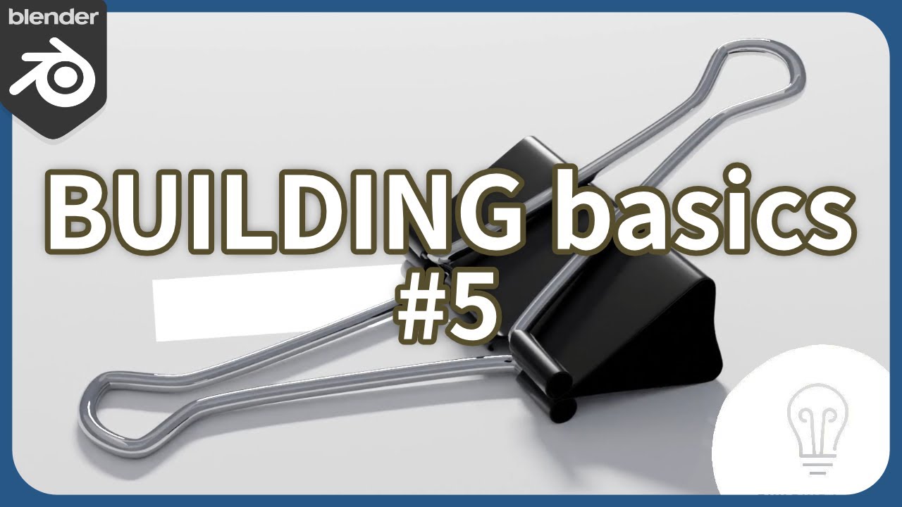 Building Basics: Ep 5 - Metal Clip - Blender How To Modeling ...