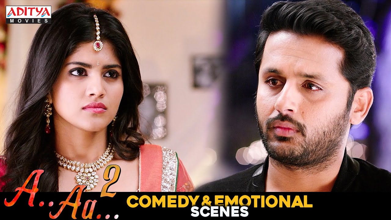 "A Aa 2" Movie Comedy & Emotional Scenes || Nithiin || Megha Akash ...