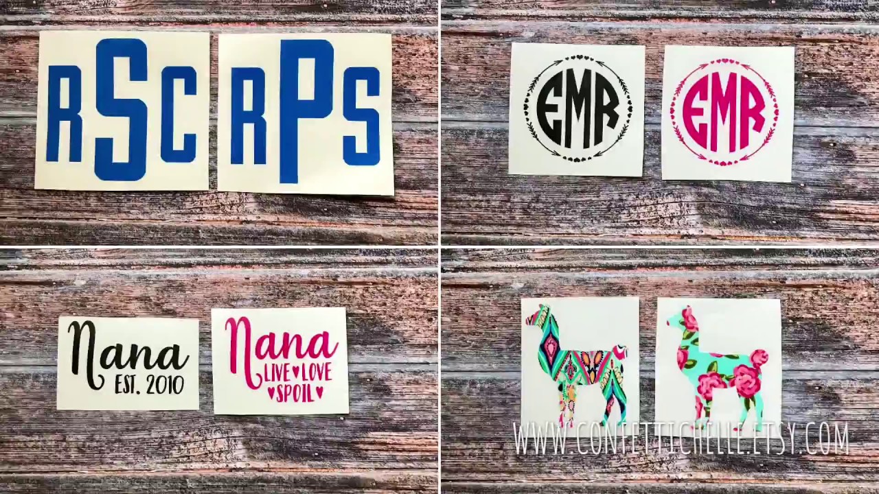 Shipped October 16, 2016 | Confetti Chelle Decals - YouTube