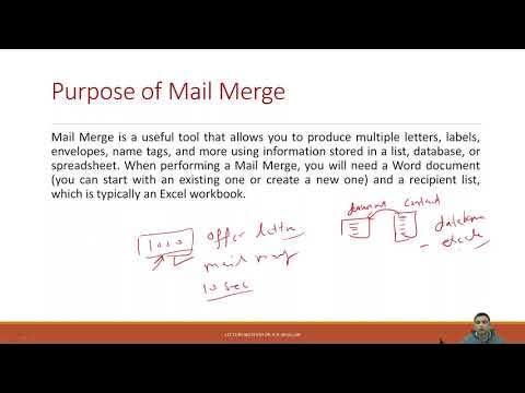 Introduction to mail merge - YouTube