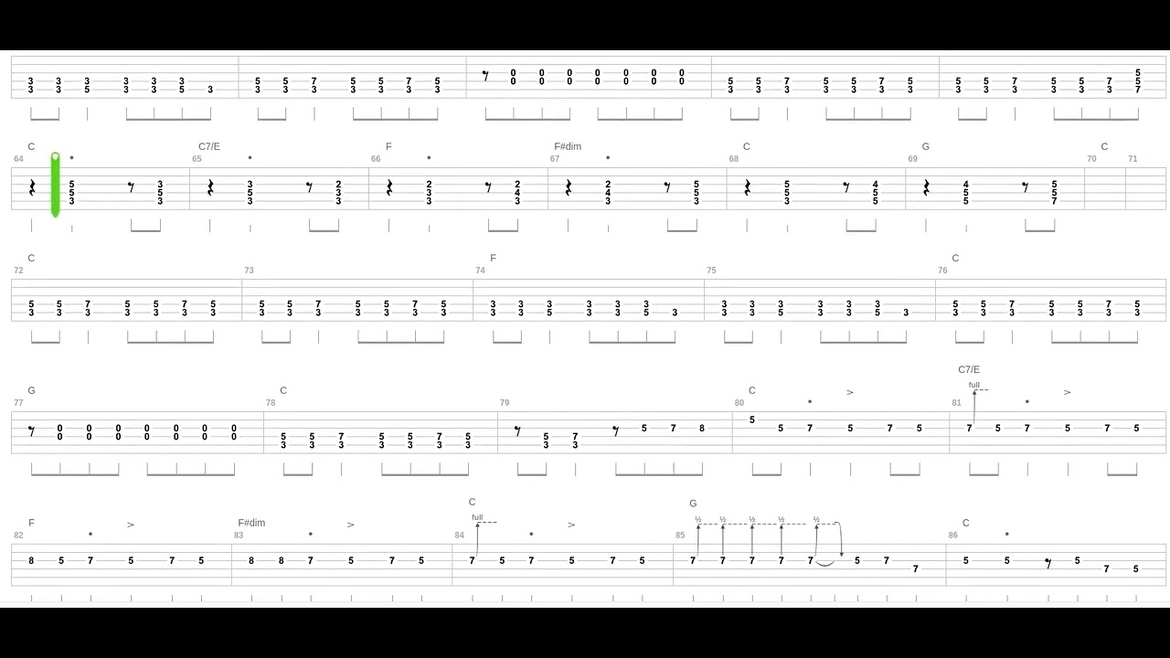 Rockin All Over The World Tab by Status Quo + Guitar only + Guitar tab ...