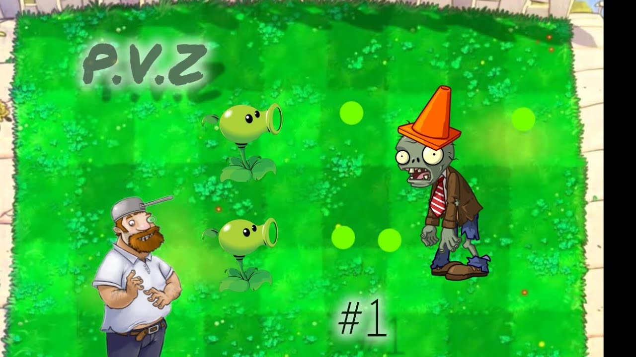 Играю в P.V.Z. #1. Первые пять уровней. - YouTube