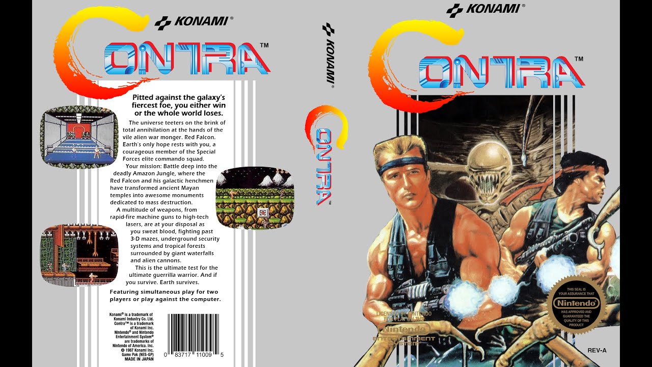 Contra Nintendo Entertainment System Retro Full Game Play With Cheats # ...