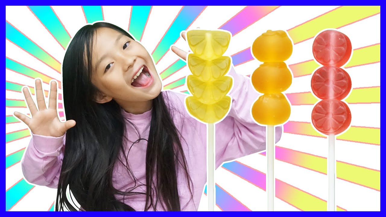 소은이의 새콤달콤 과일 롤리팝 젤리 컬러송 핑거송 색깔배우기 영어배우기 영어동요 Learn Color Song Nursery