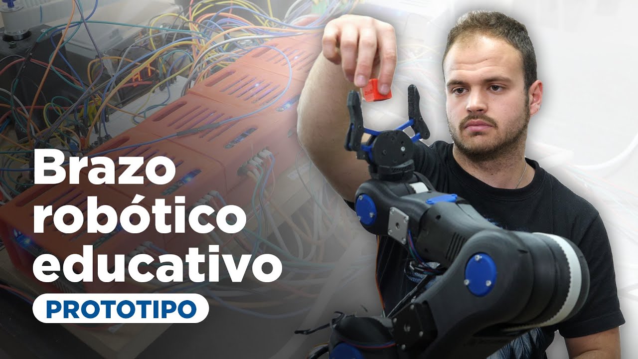 Brazo robótico educativo impreso en 3D | Prototipo - YouTube