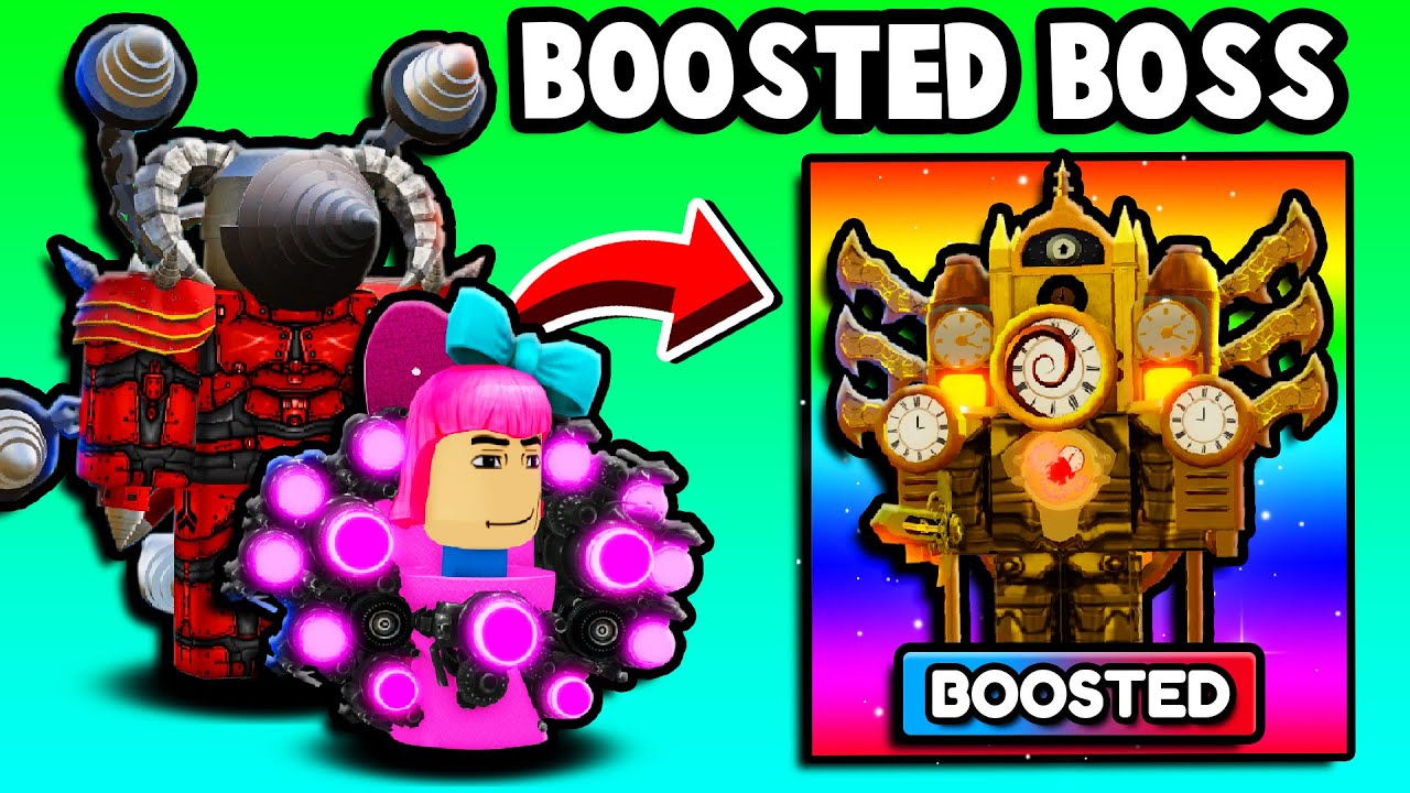 I Used OP PARASITED UNITS vs NEW BOOSTED BOSS MODE! (Toilet Verse Tower ...