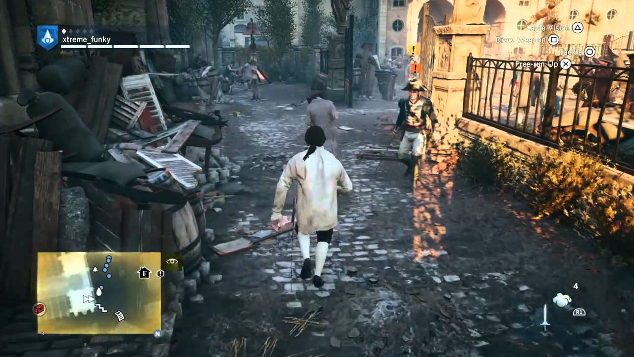 Assassin's Creed® Unity - what with the floating npc? - YouTube