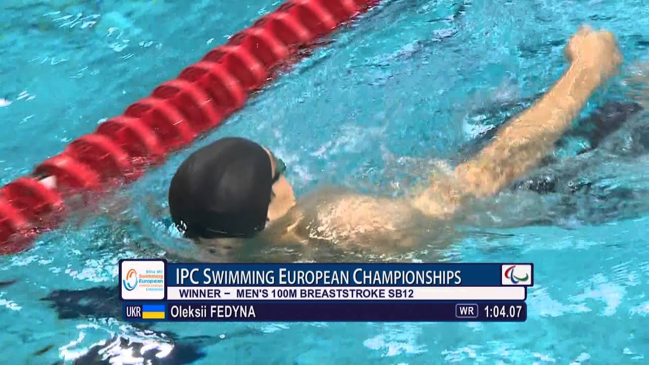Men's 100m breaststroke SB12 | Final | 2014 IPC Swimming European ...