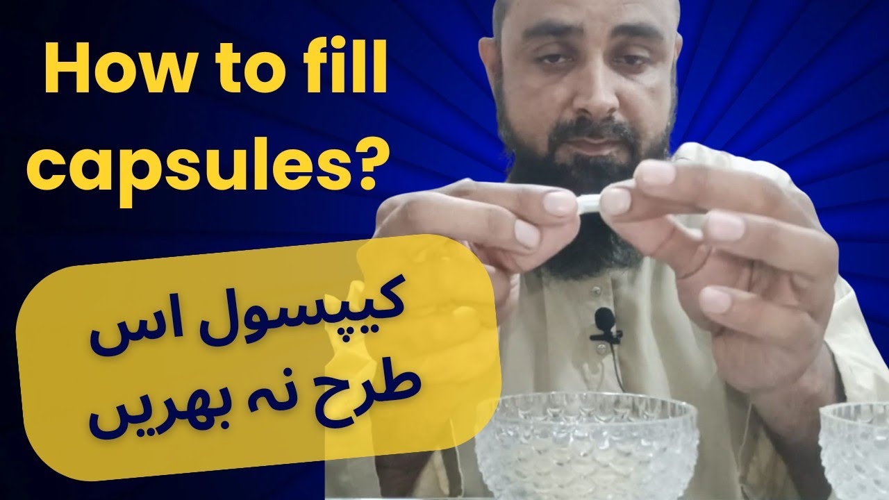 How to fill capsules a fast and easy way | Step by Step How to Use the ...