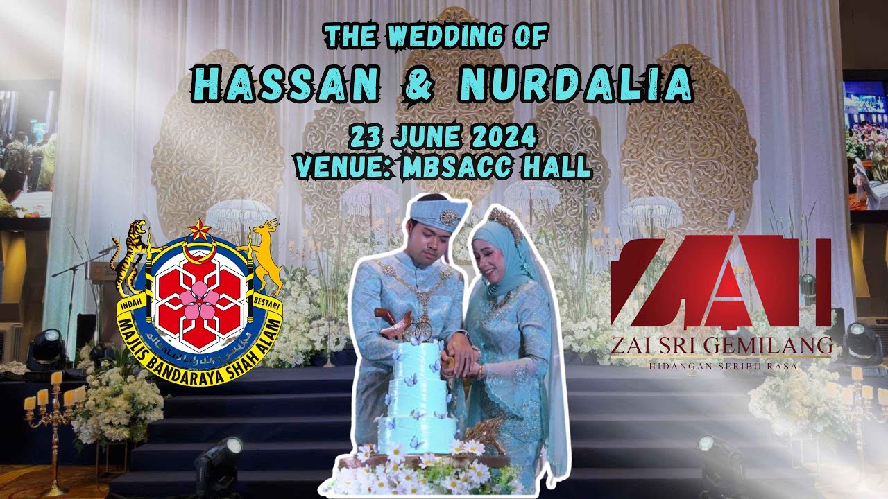 MALAYSIA WEDDING VIDEO HASSAN & NURDALIA | ZAI SRI GEMILANG | 23/06/24 ...