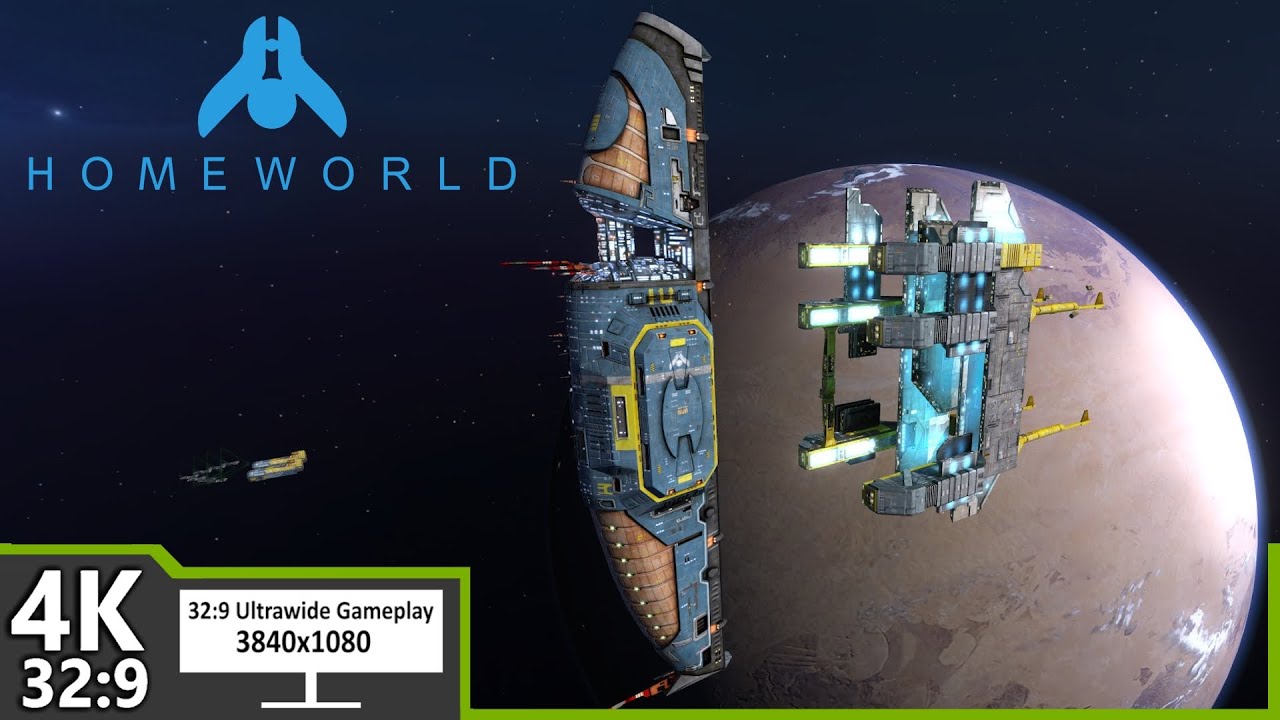 HOMEWORLD: REMASTERED (4k, 32:9 Aspect Ratio) - YouTube