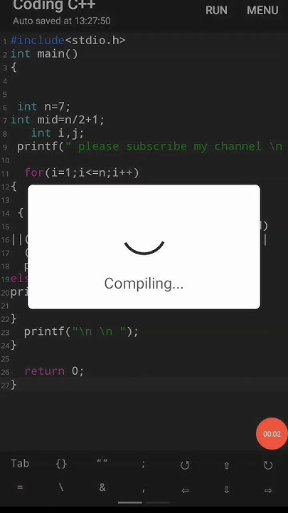program to print swastik pattern in c #coding #shortvideo #code #viral #viralvideo - YouTube