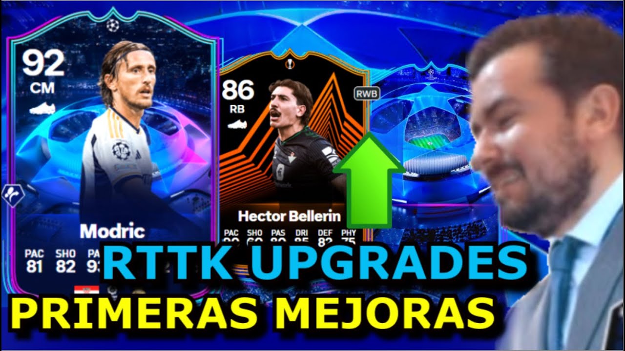 LLEGAN LAS PRIMERAS MEJORAS RTTK 🔥 Bellerín, Lewandowski, Modric,... SE ...