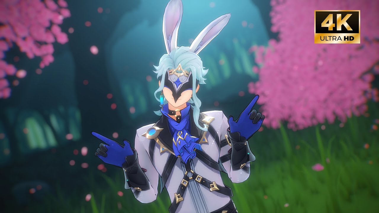 原神/ Genshin MMD | 4K 】Bunnyttore in Spring Forest - 食虫植物 - YouTube