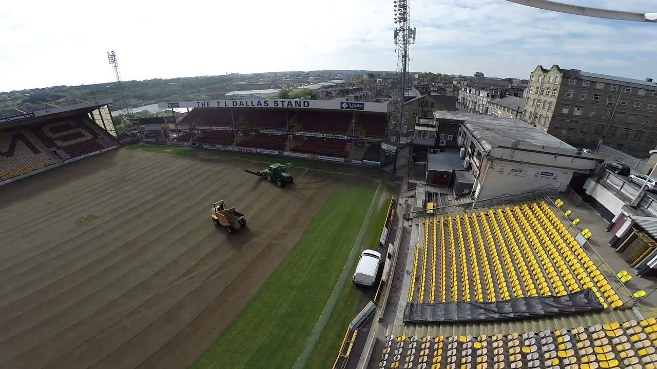 Drone Camera Footage of Stadium - YouTube
