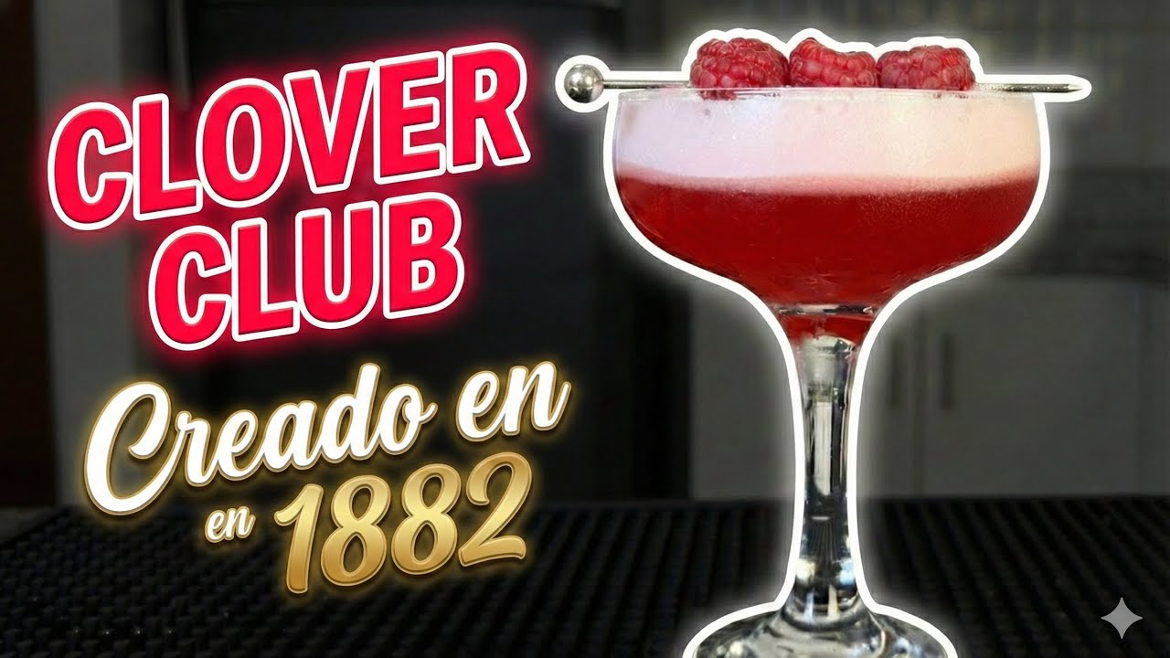 CLOVER CLUB, un coctel con más de 140 años de historia. - YouTube