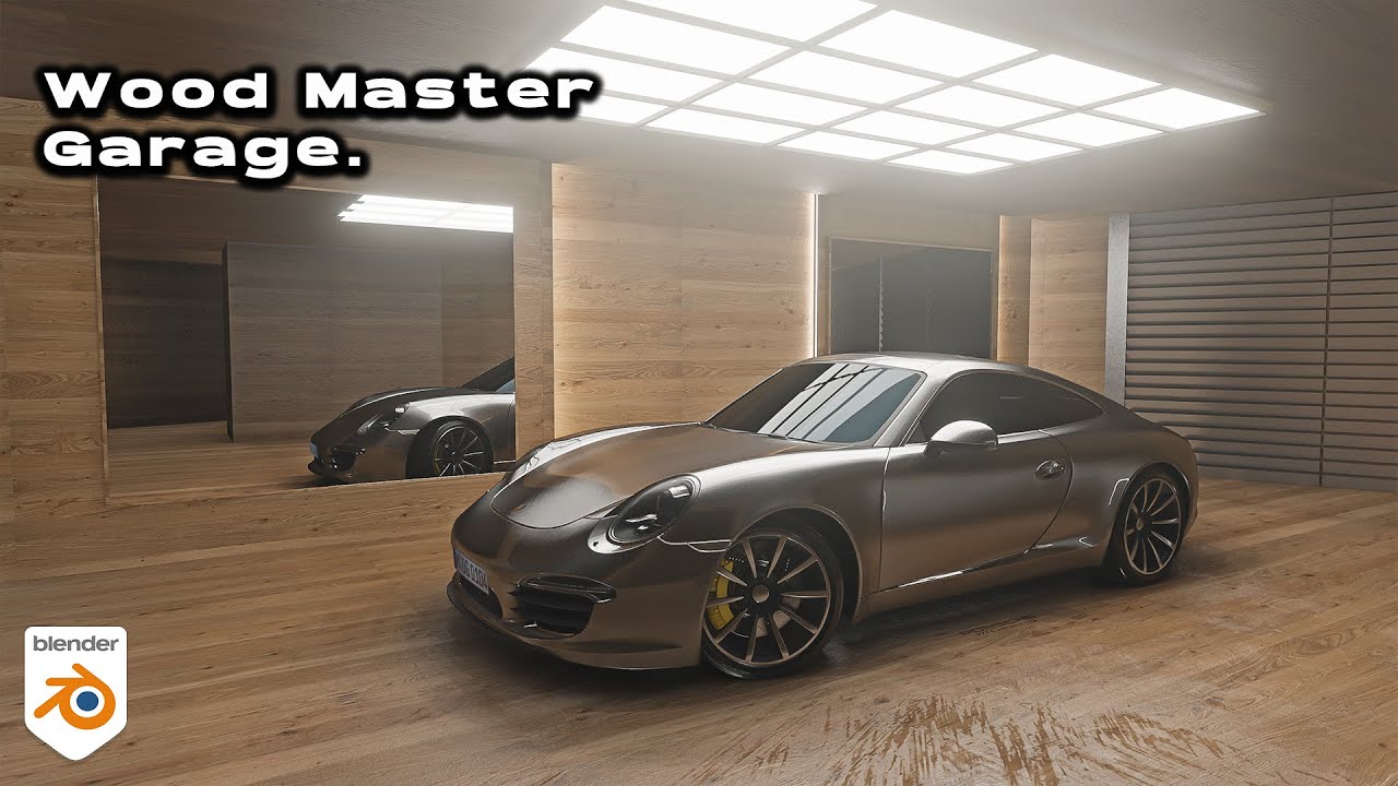 Car Garage in Blender EEVEE - YouTube