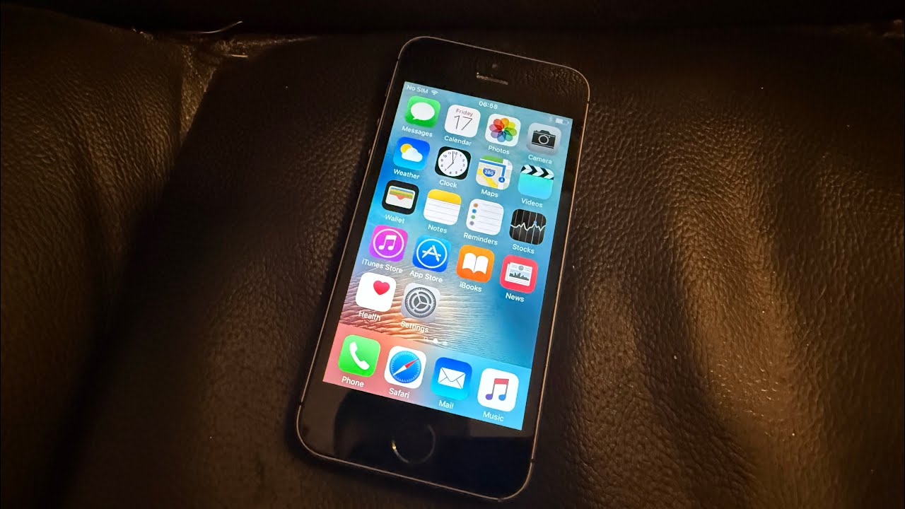 This iPhone 5S is on iOS 9 - YouTube
